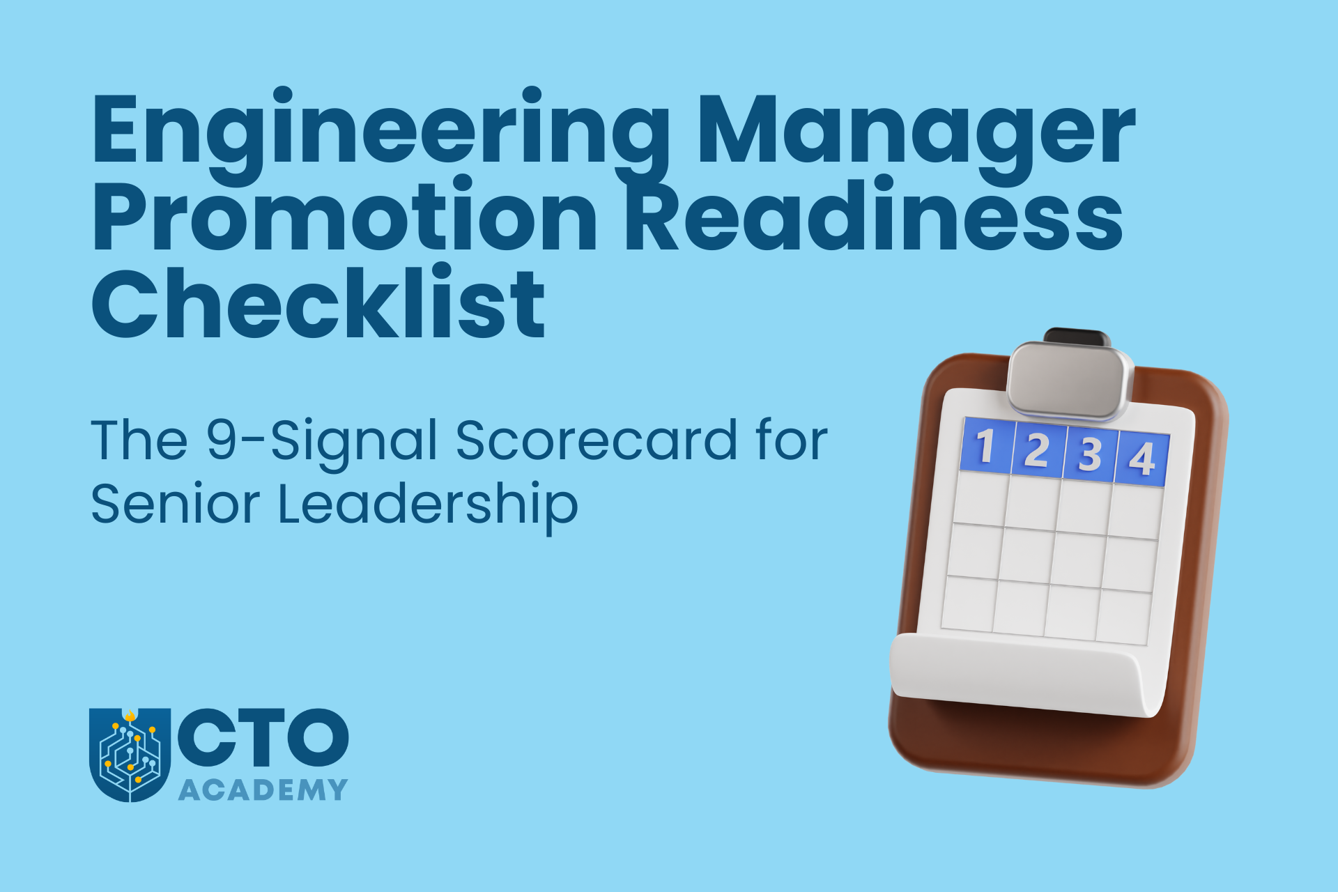 Engineering Manager Promotion Readiness Checklist: The 9-Signal ...
